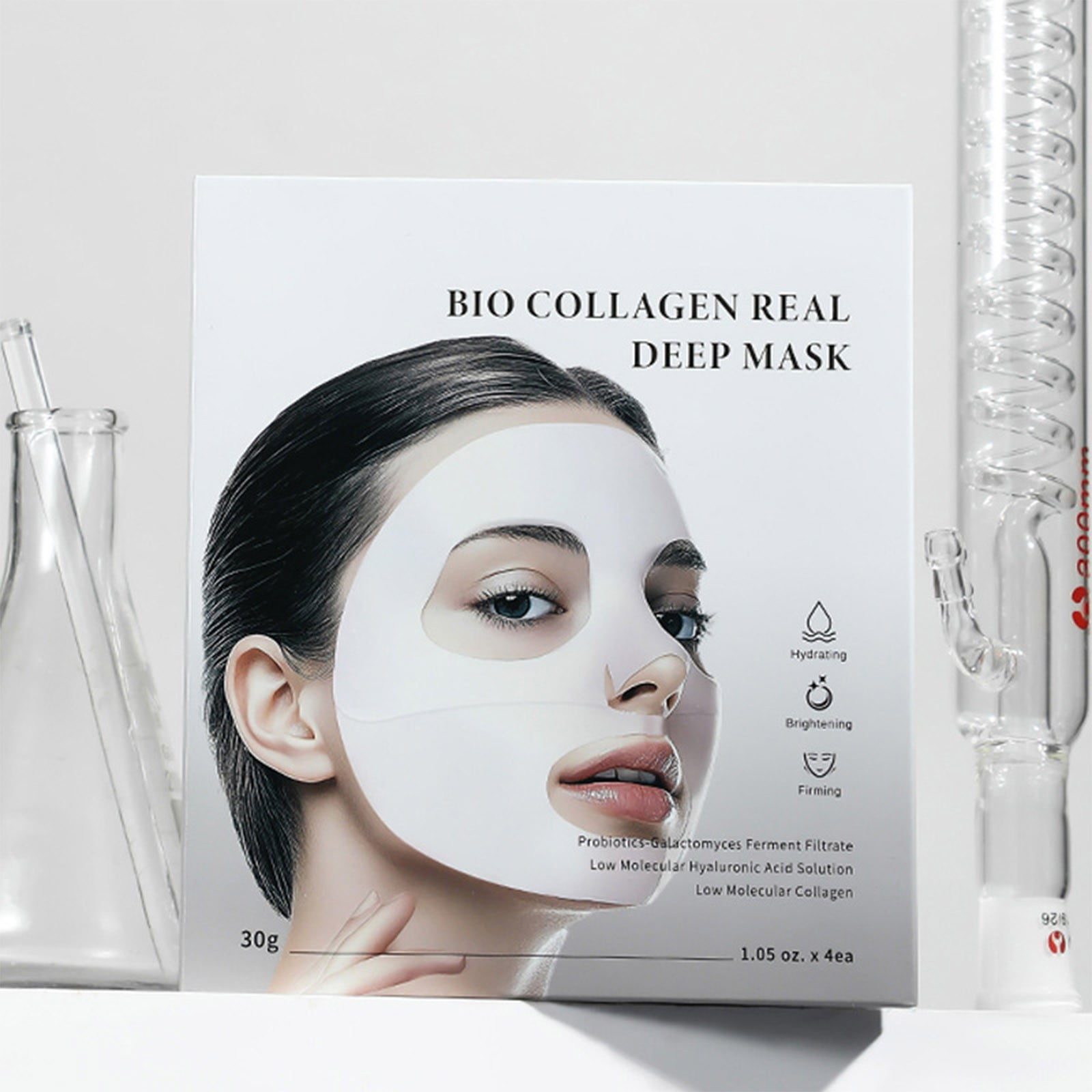 Korean Collagens Mask Absorbable Facial Mask Peel Off Split-type Whites ...