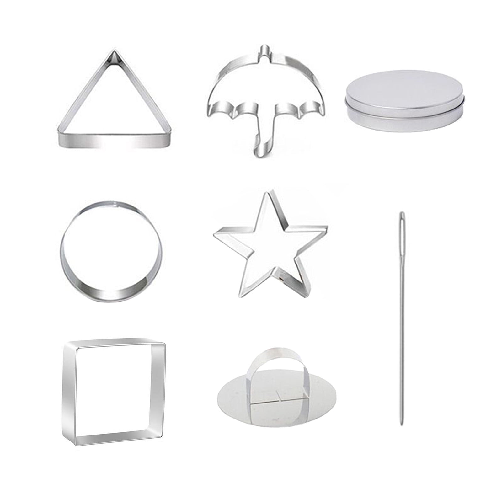 Korean Dalgona Candy Making Kit - 8pc Stainless Steel Cookie Cutters ...