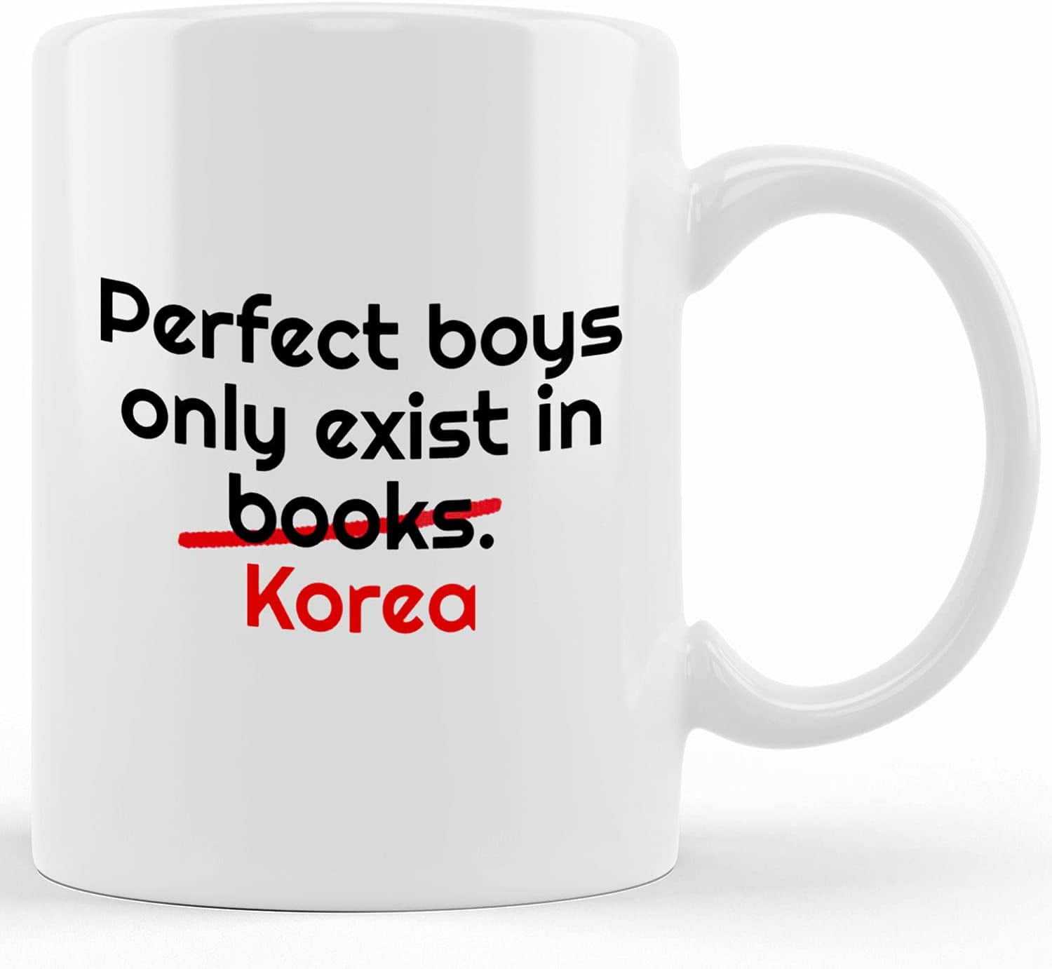 Korean Drama Addict Mug – Oppa Boys Only Exist In Korea – Funny I Love ...