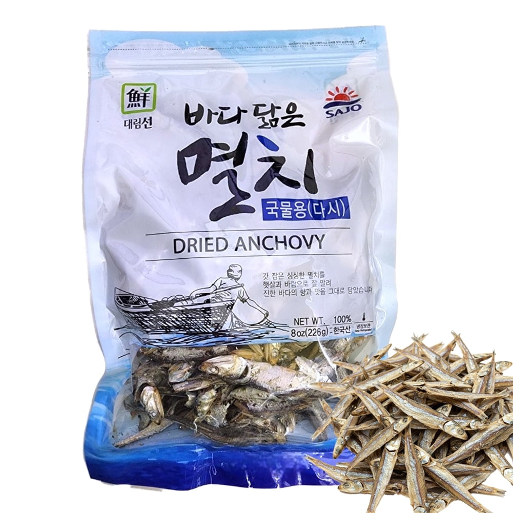 Korean Dried Large Anchovy Rich Calcium Good For Soup Stock 226g ...