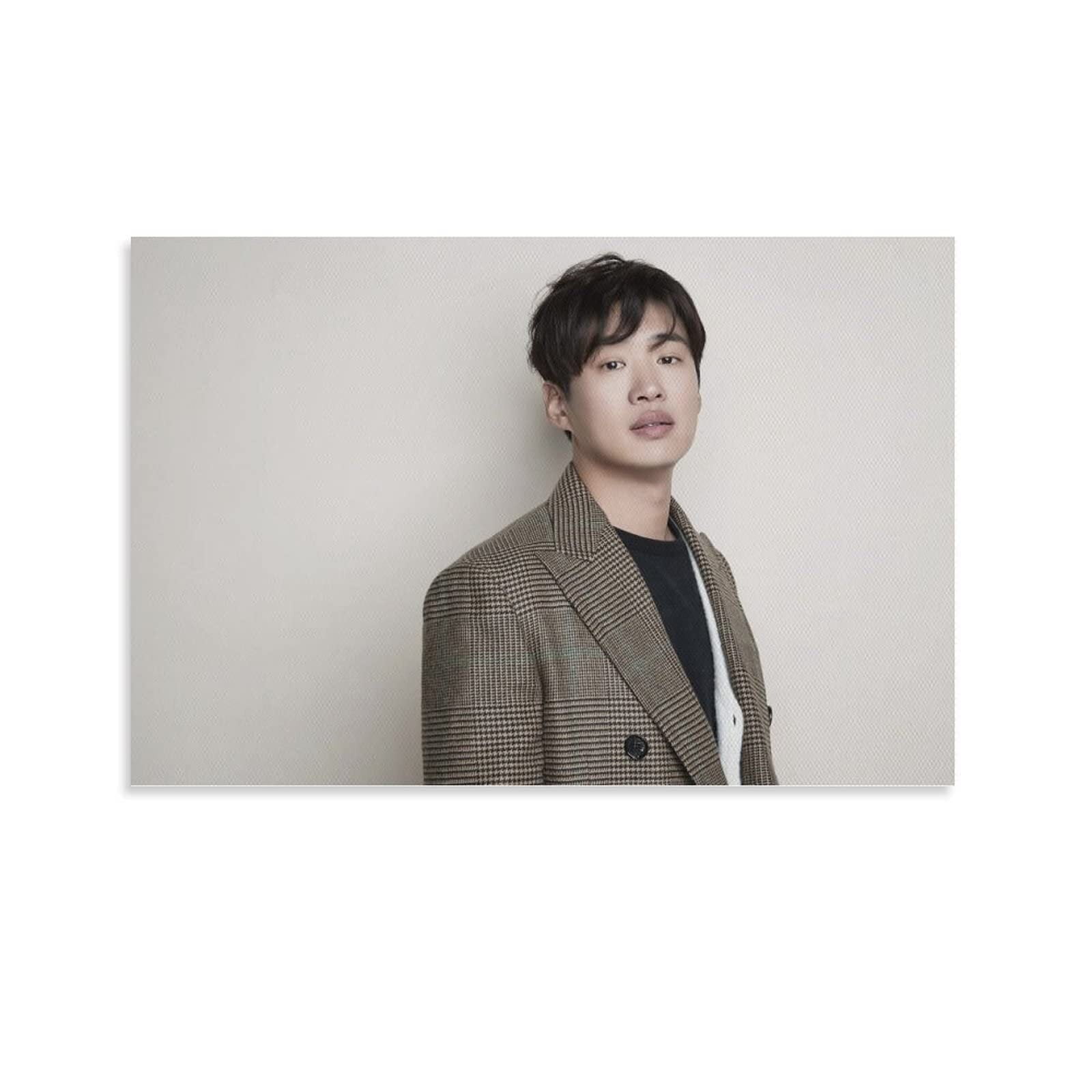 Korean Famous Actor AHN Jae-Hong Canvas Posters Wall Art Bedroom Office ...