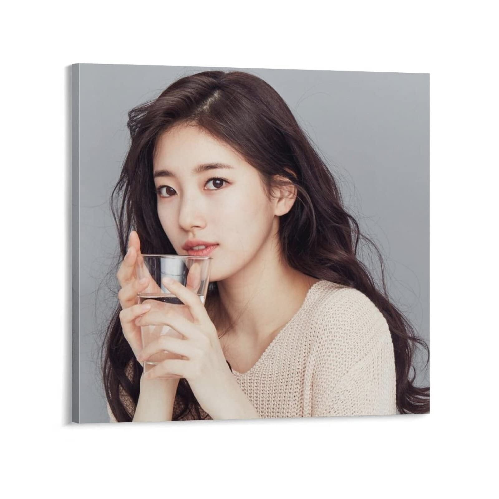 Korean Female Singer Suzy Bae Sue Ji Canvas Wall Art Poster and Print ...
