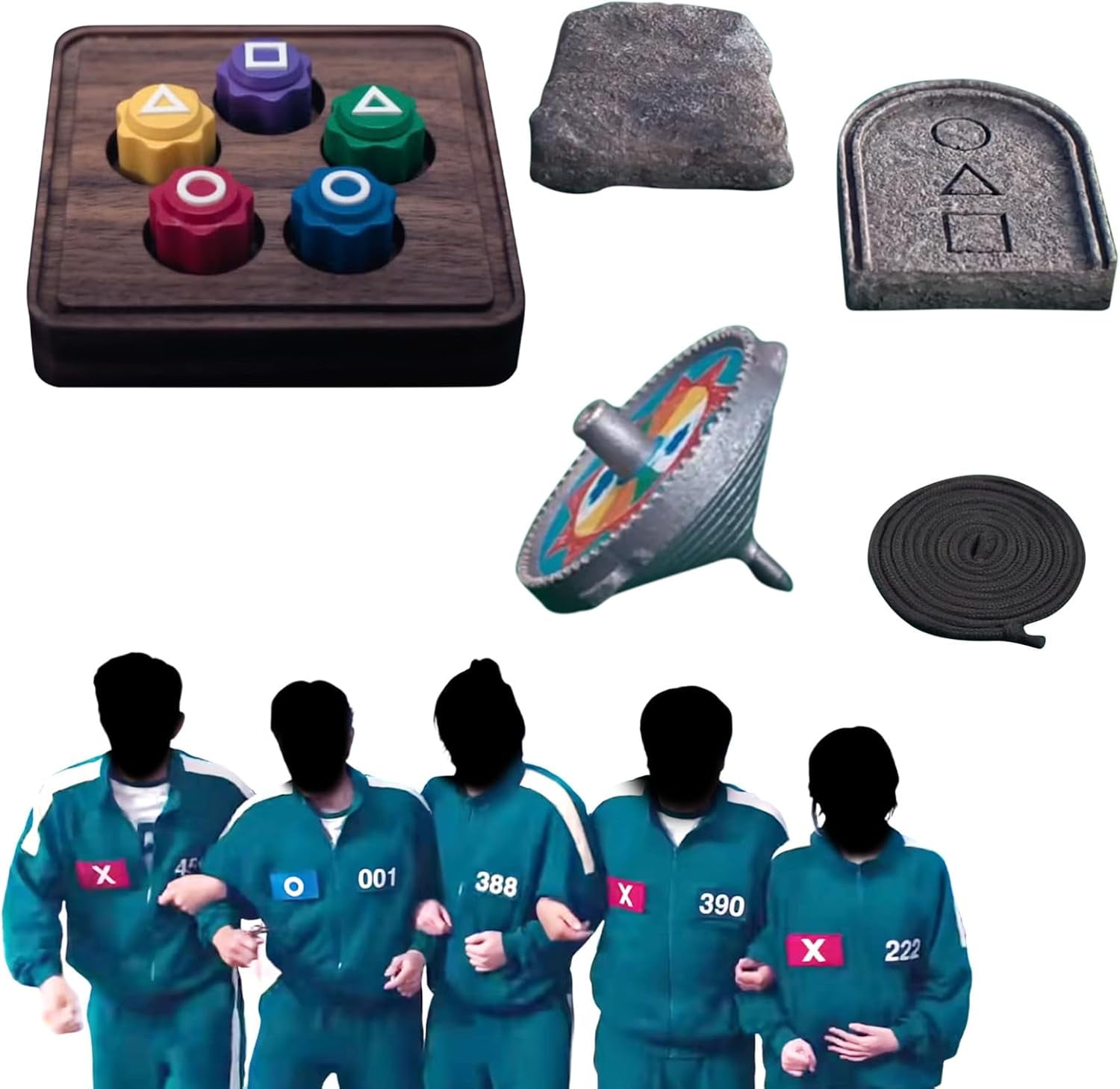 Korean Folk Game Set - Korean Traditional Play Game(Ddakji, Biseokchigi ...