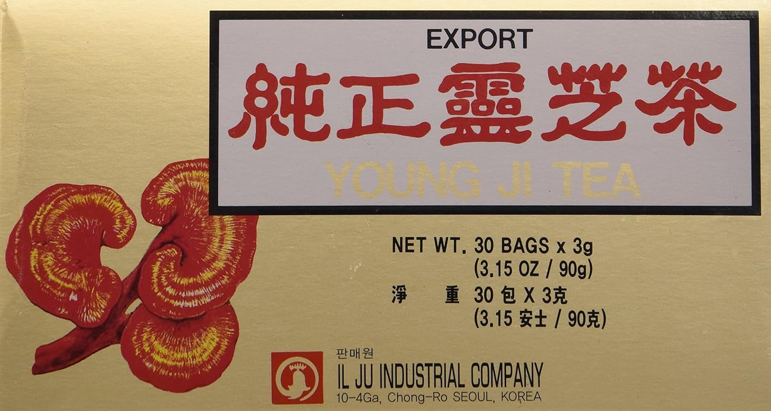Korean Ganoderma Lucidum Ling Zhi Tea - Young Ji Brand (3g X 30 High ...
