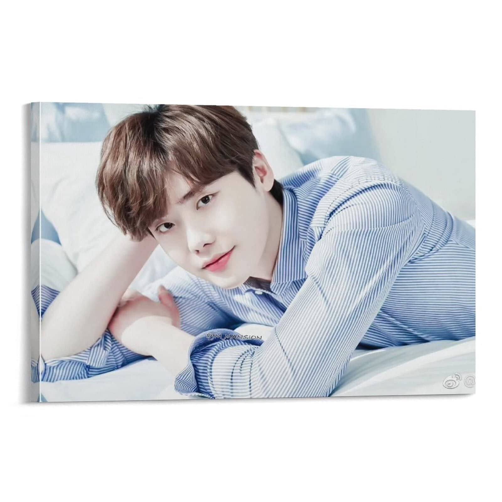 Korean Handsome Actor Lee Jong Suk Canvas Posters Wall Art Bedroom ...