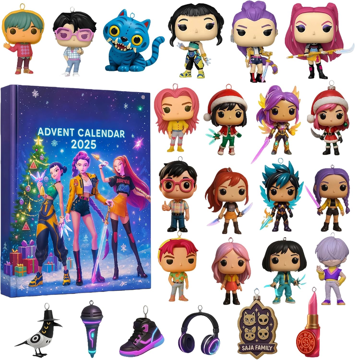 Korean Idol Advent Calendar 2025, Countdown Calendar with 24 Gifts ...