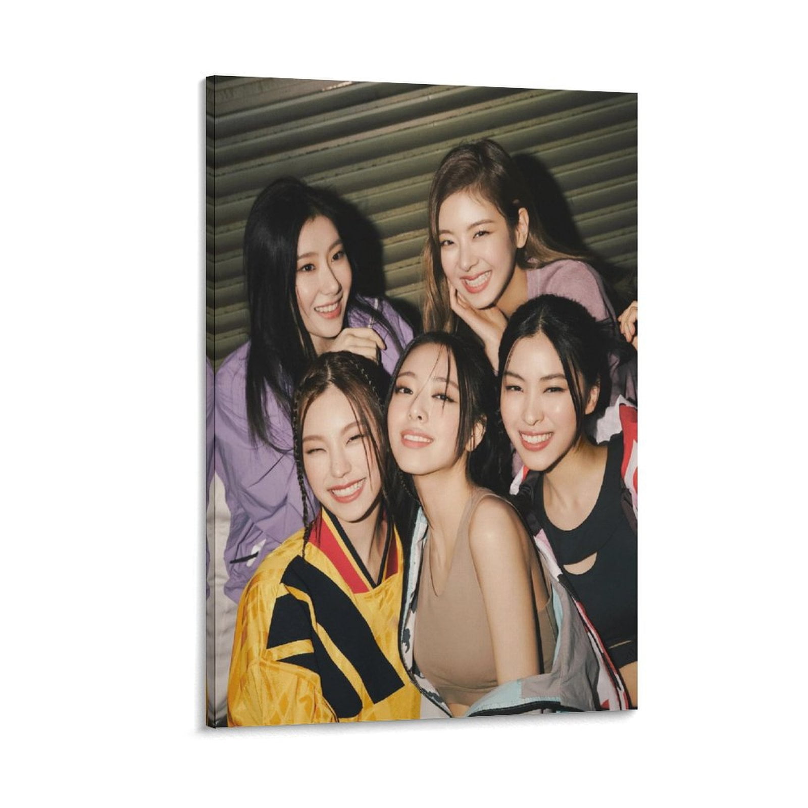 Korean Itzy Girl Group Poster Posters Wall Art Painting Canvas Gift ...