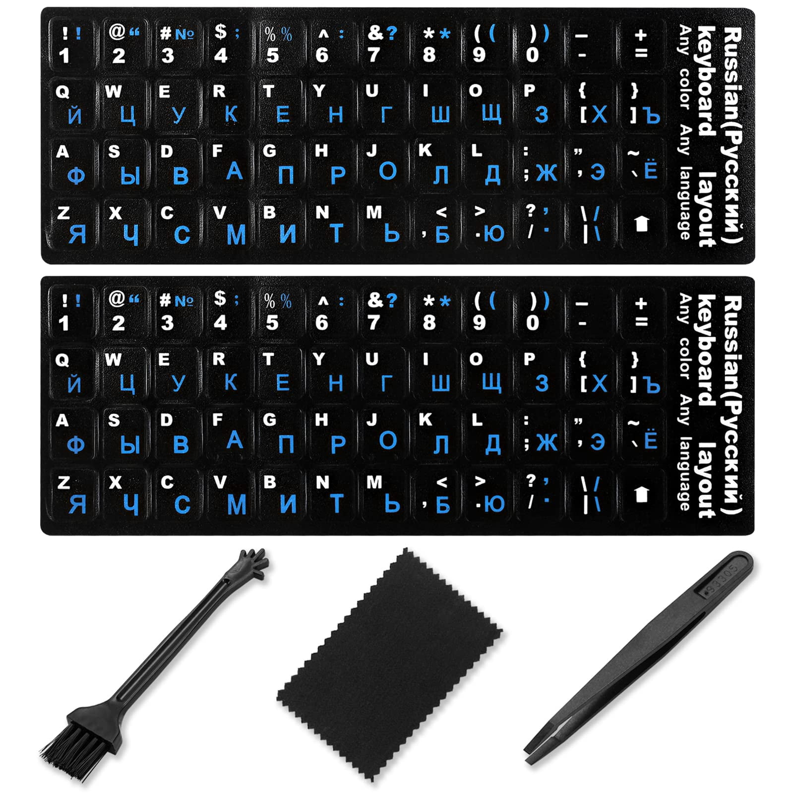 Korean Keyboard Stickers[5 in 1],Korean-English Keyboard Letter ...