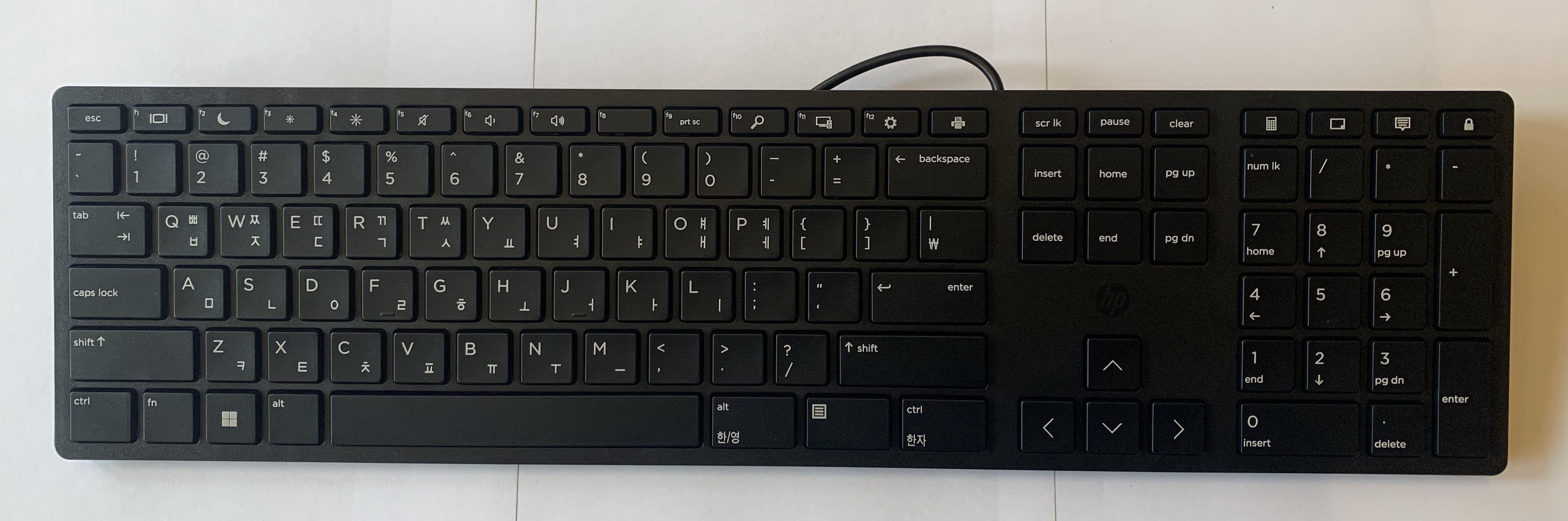 Korean Keyboard USB Computer Language Keyboard Korean Layout HP ...