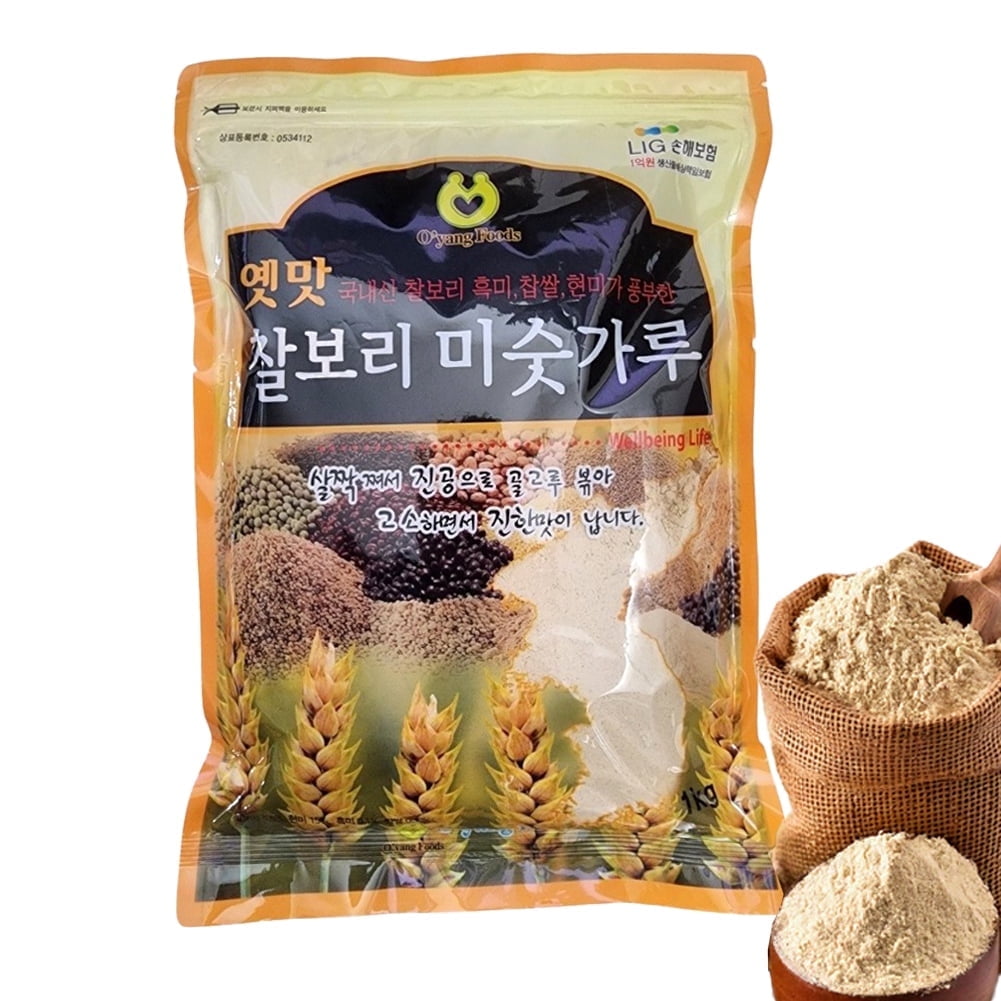 Korean Mixed Roasted Bean Powder Mixed Grain Powder Misugaru with Black ...
