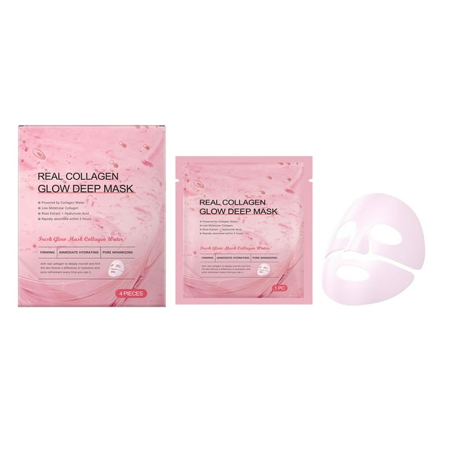 Korean Overnight Collagen Face Mask: Glass Skin Face Mask for Deep ...