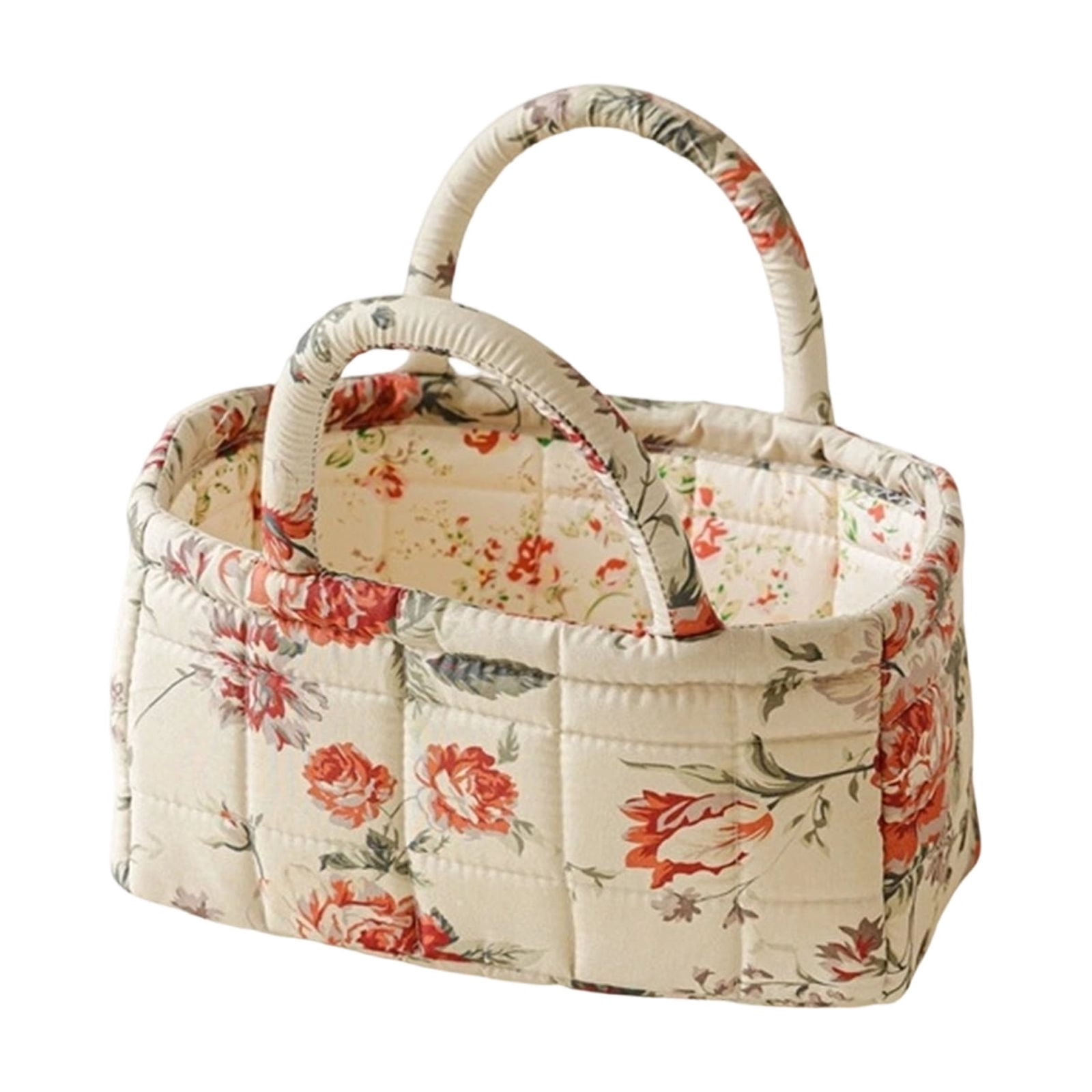 Korean Pastoral Style Fabric Storage Basket Closet Bin Organizer ...