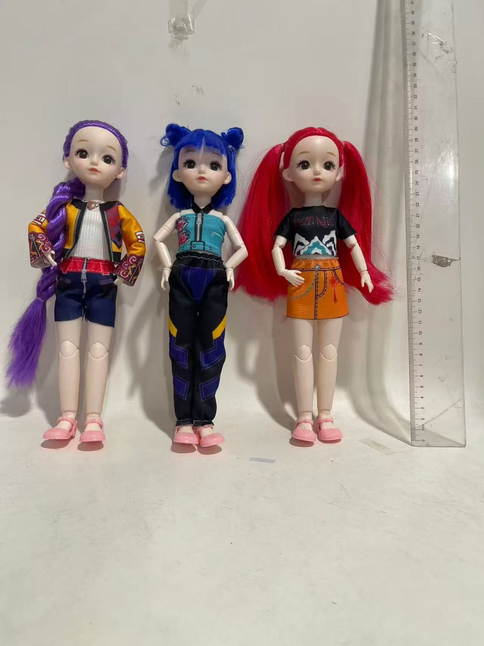 Korean Pop Collectible Dolls Set, Poseable Action Figures, Idol ...