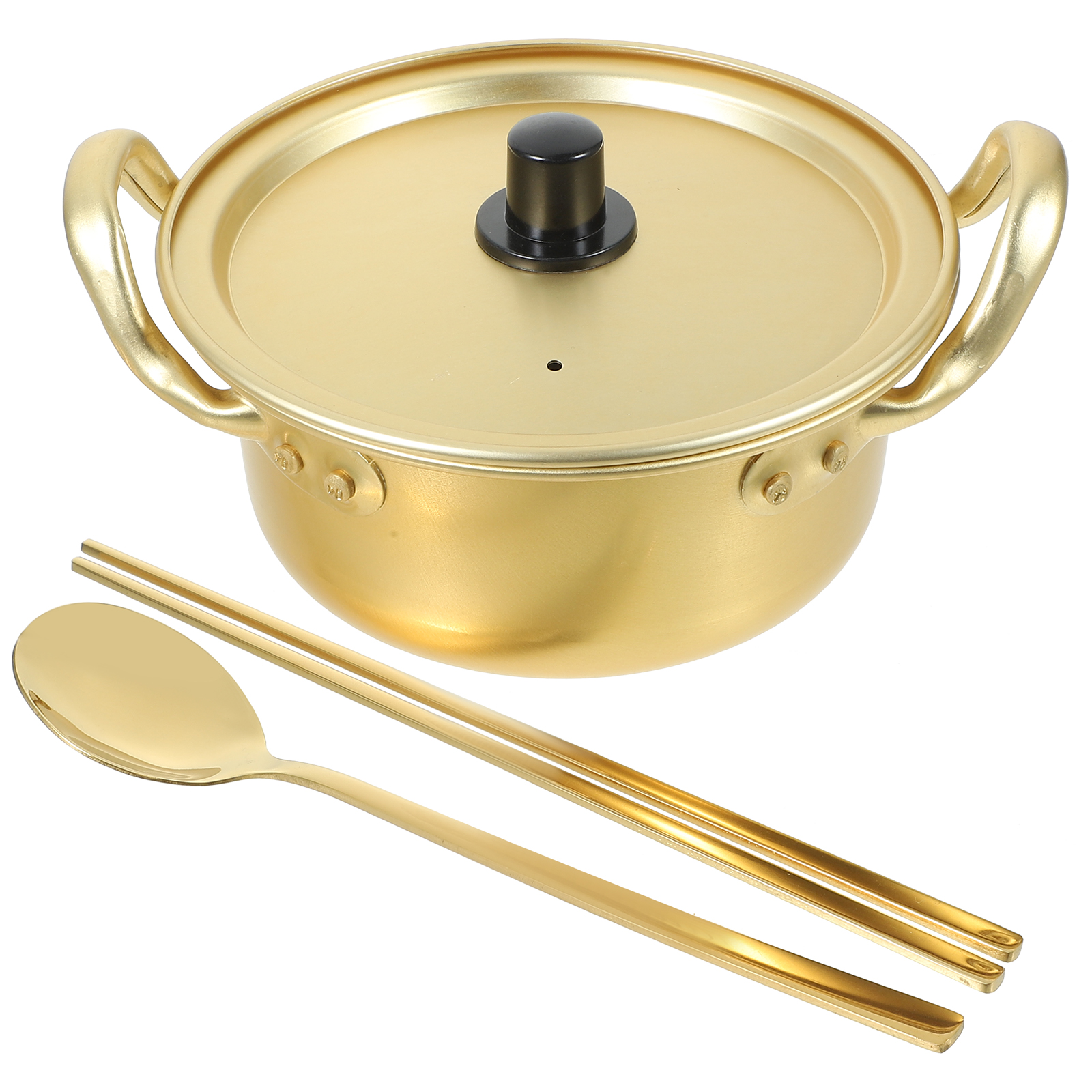 Korean Ramen Pot Ramen Cooker Aluminum Korean Pot Ramyun Pot With Lid ...