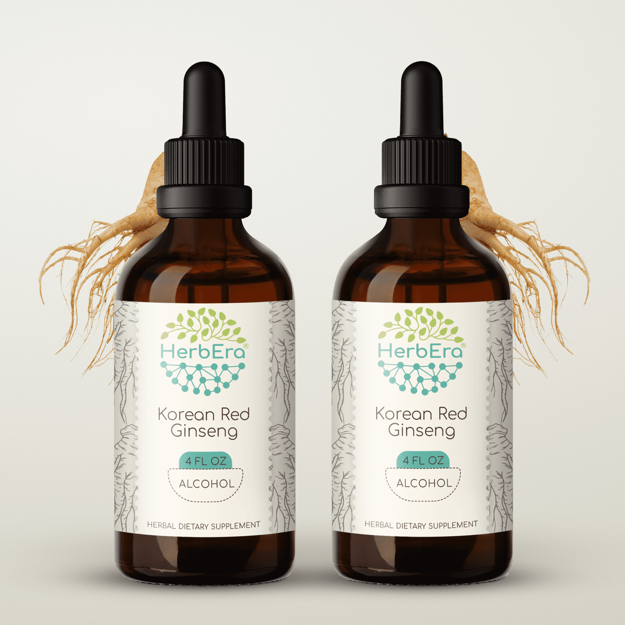 Korean Red Ginseng Alcohol Herbal Extract Tincture, Super-Concentrated ...