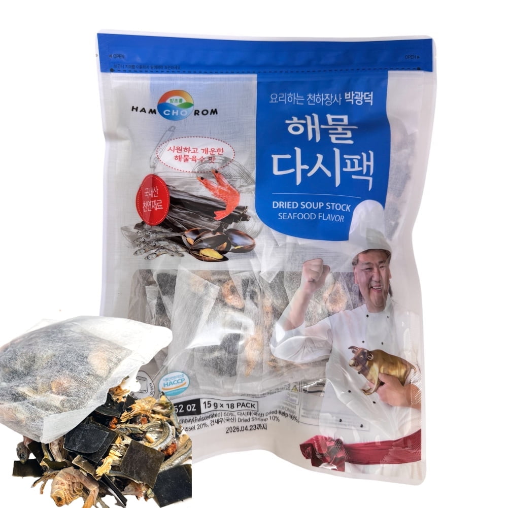 Korean Seafood Soup Packet Dried Seafood Mixed Dashi Pack Dashi Stock ...