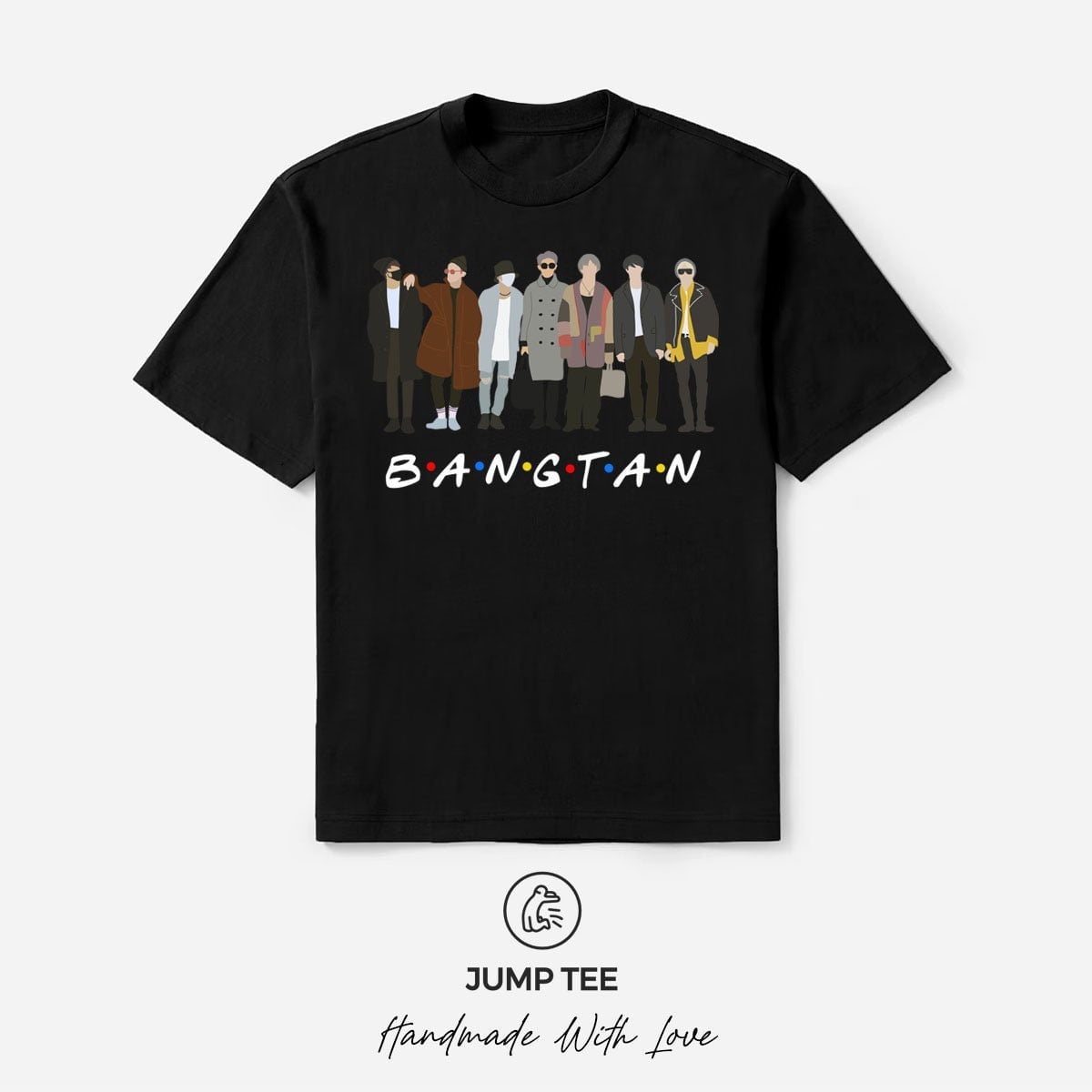 Korean Shirt, Kpop Shirt, korean Members, Jungkook, Rap Monster ...