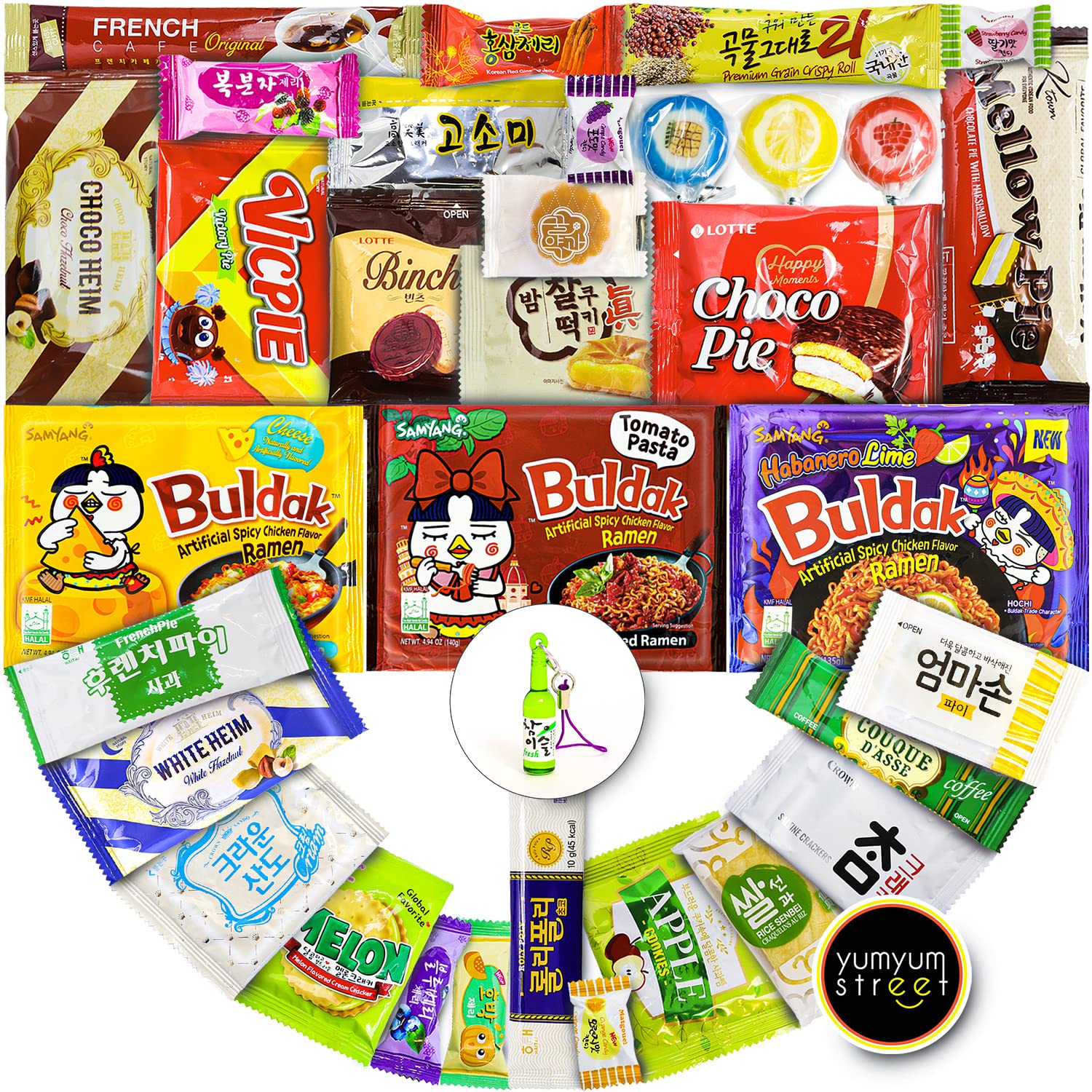 Korean Snack Pack, 33 Count Individual Wrapped, Korean Including 3 ...