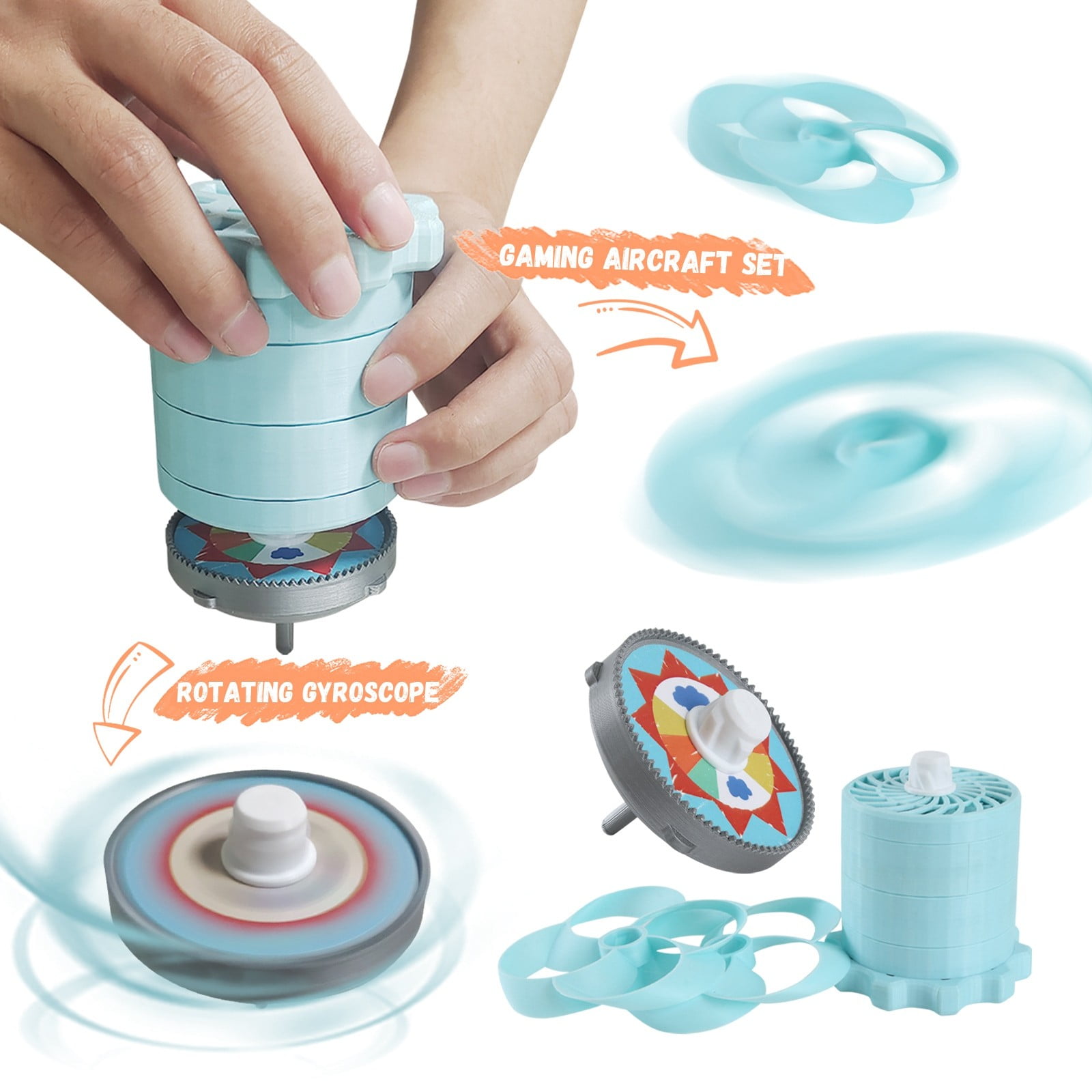 Korean Spinnings Top, Paeng-y Top, 3x2.2 Inch 3D Printed Paeng-y ...