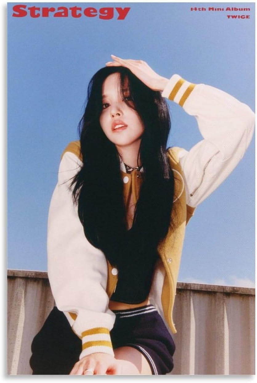 Korean Star Poster Mina TWICE STRATEGY Album Cover 1st Set Poster ...