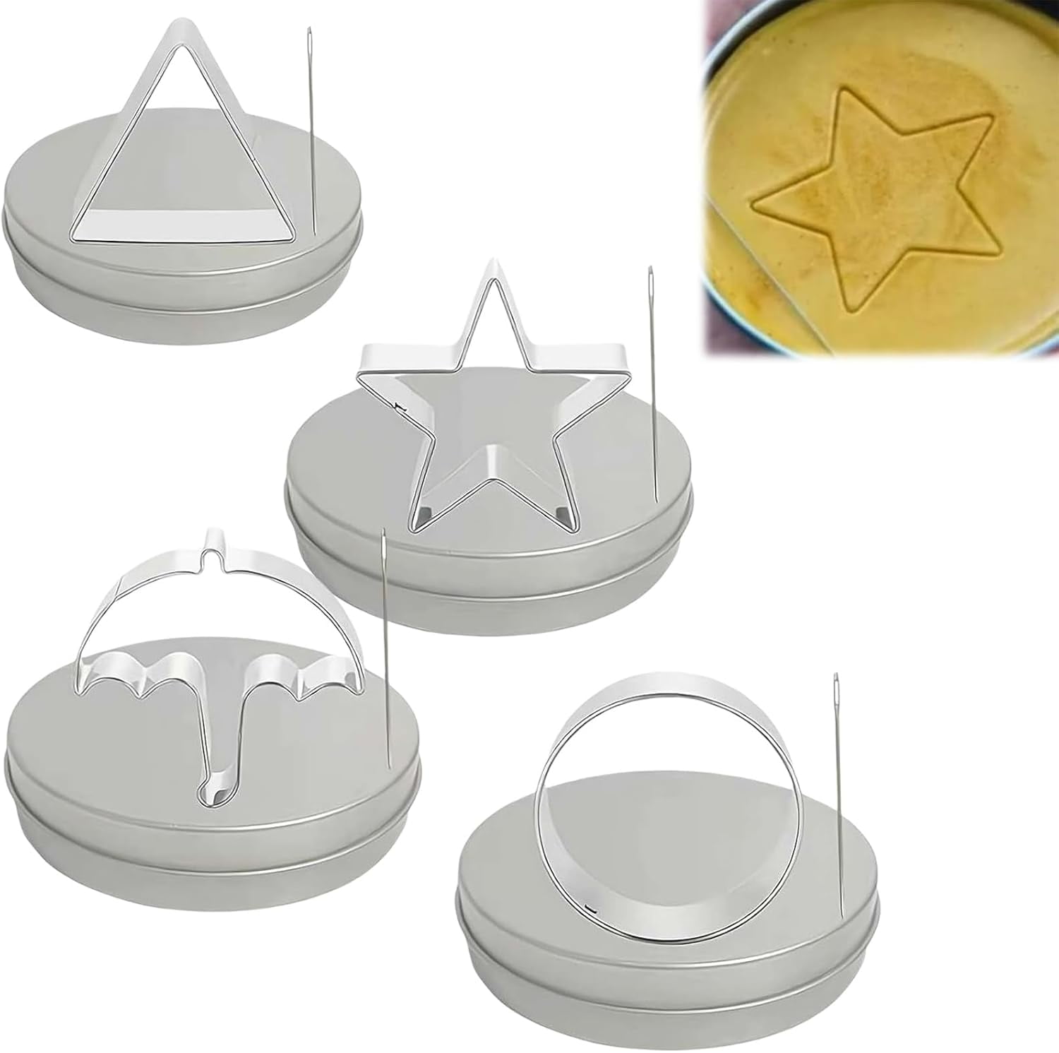 Korean Sugar Candy Making Tools, korean game, Stainless Steel Cookie ...