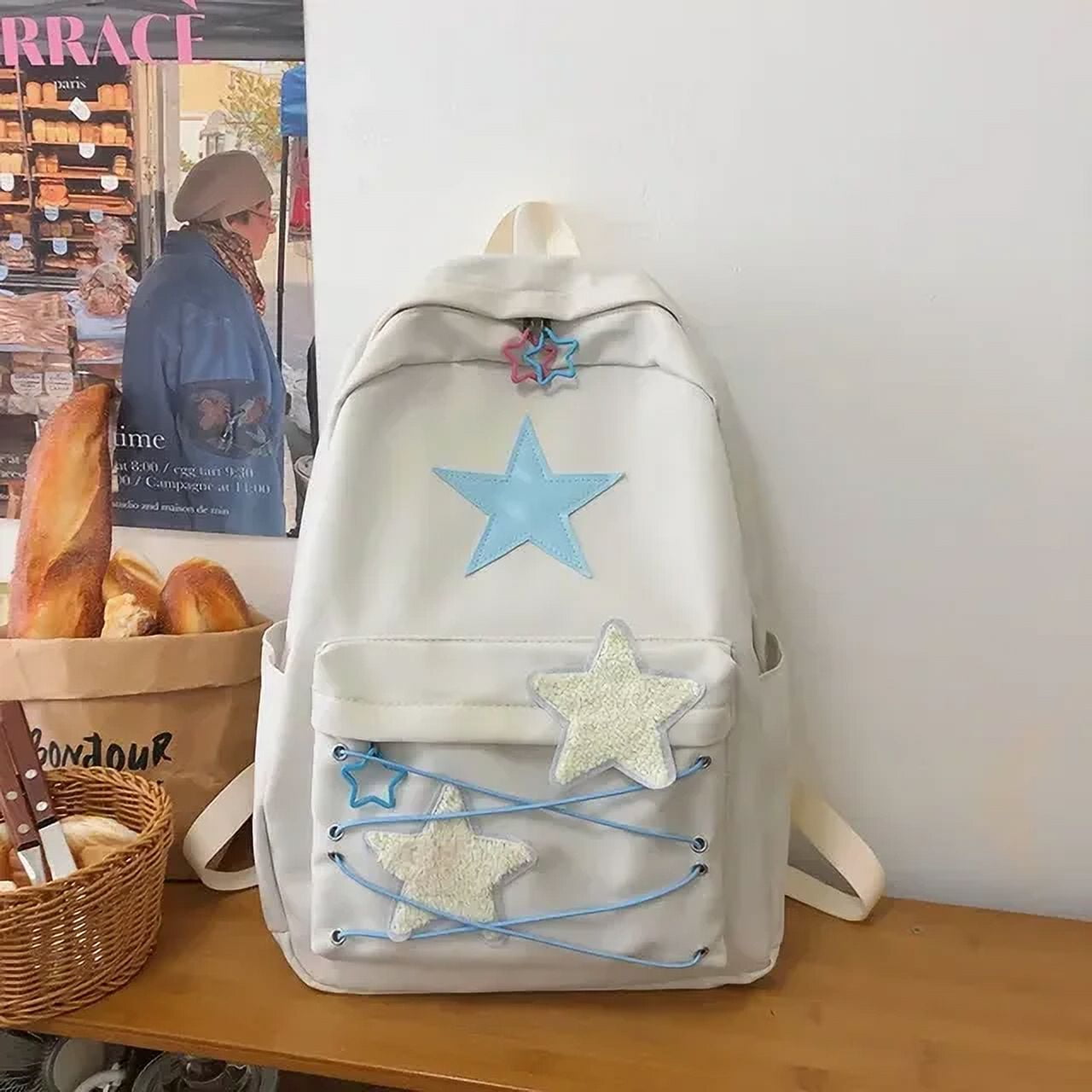 Korean Sweet All Match Star Backpacks Japanese Women Streetwear Y2k ...