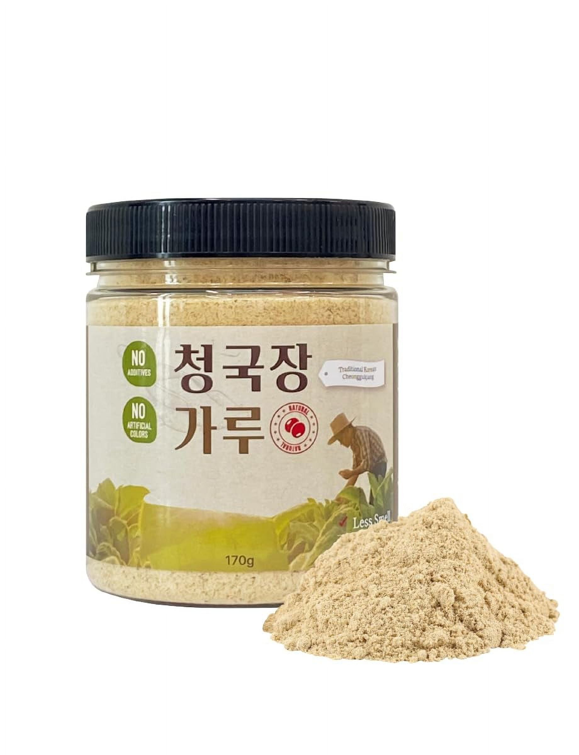 Korean Traditional Fermented Soybean Powder 170g / 6oz - Non-GMO Cheonggukjang Powder - Walmart.com