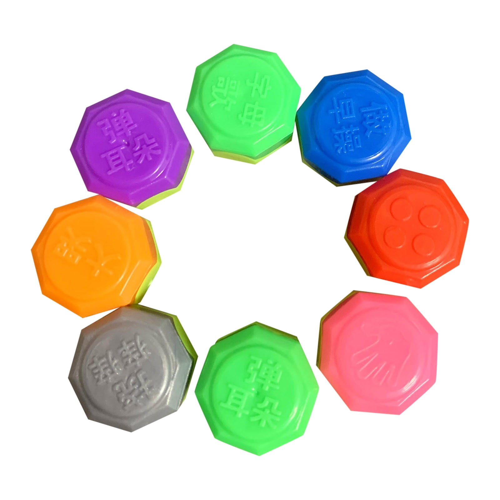Korean Traditional Play Game Gonggi Jack Stone Pebbles Set Colorful ...