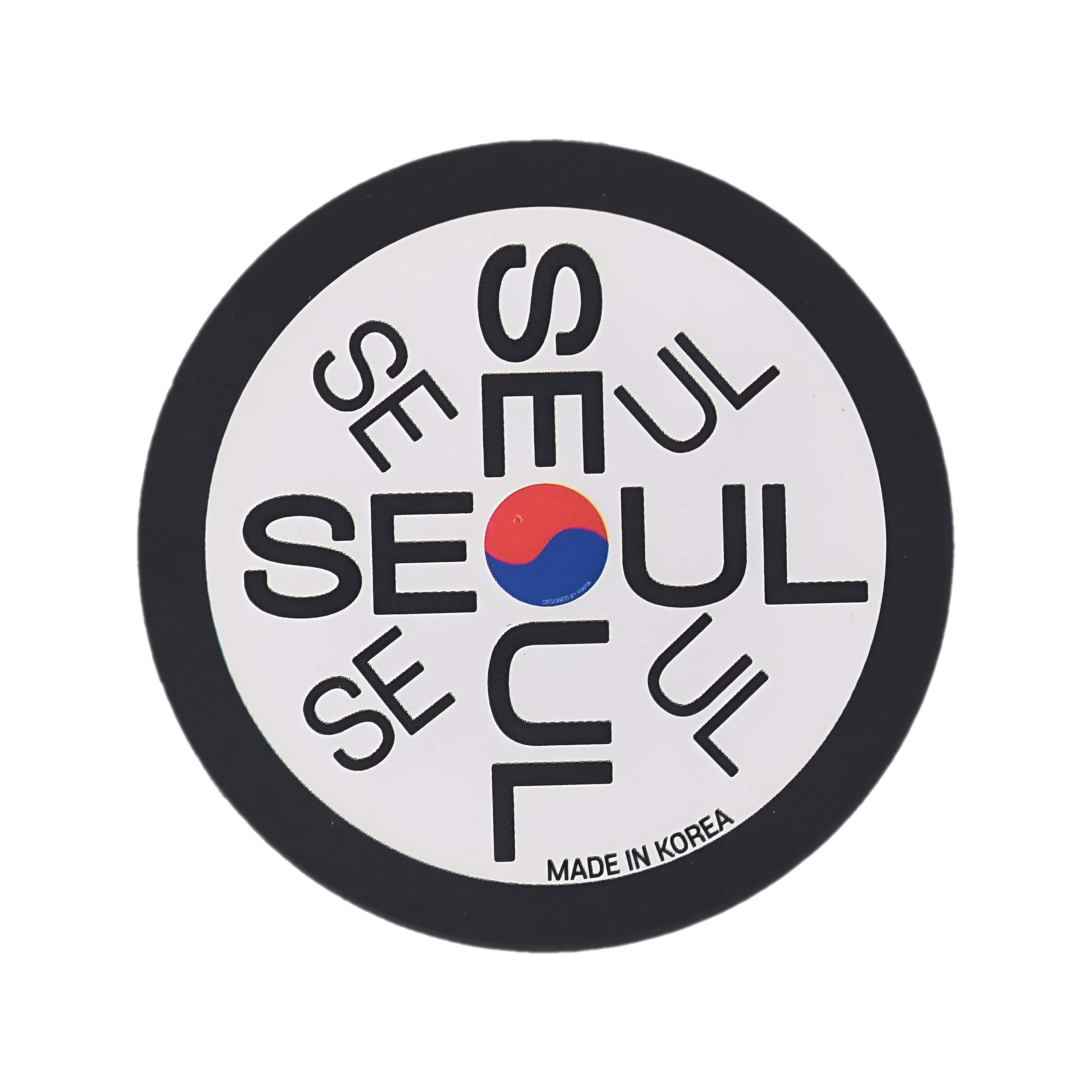 Korean Traditional wappen15, SEOUL Text Silicone Patch, 48x48mm ...