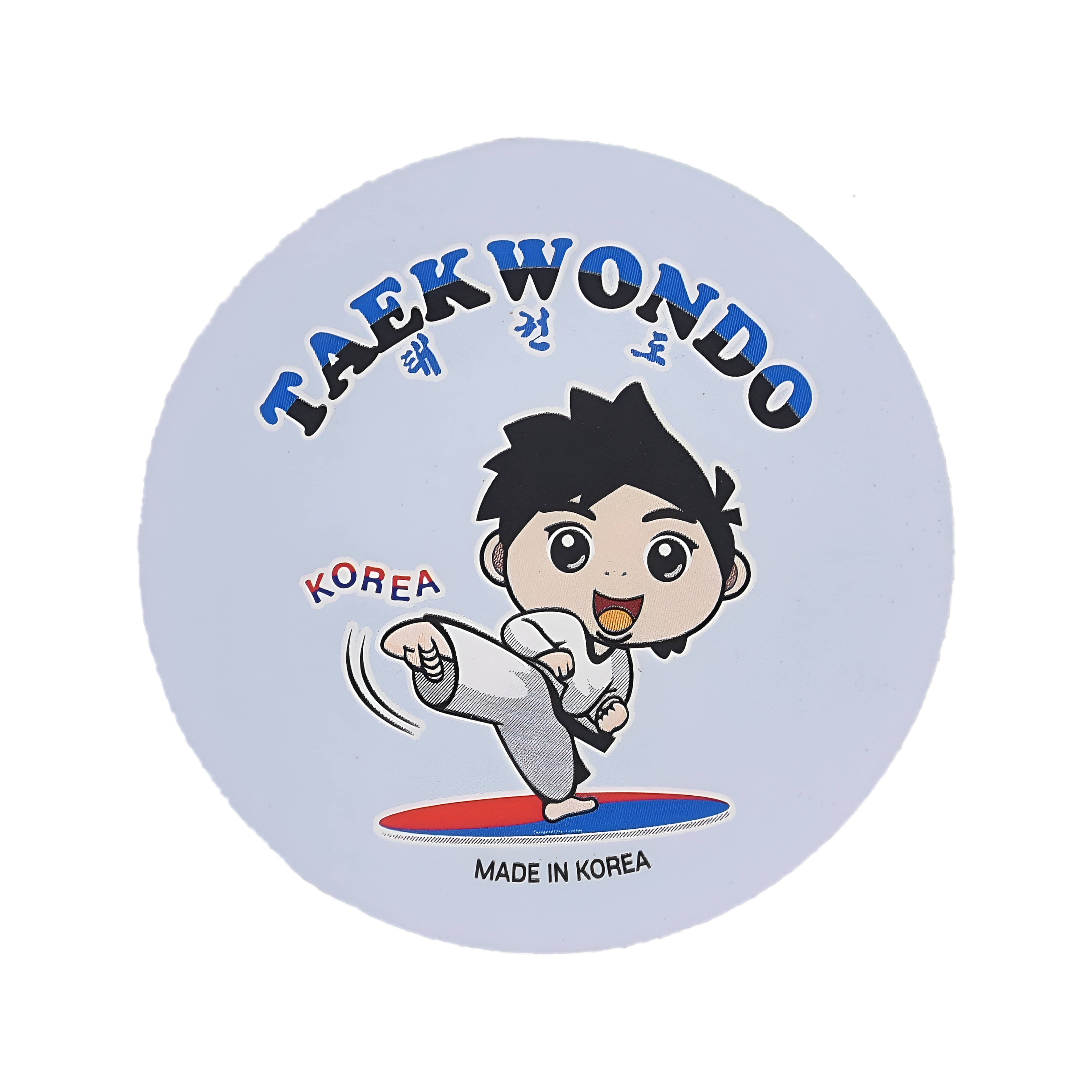 Korean Traditional wappen38, Korean Taekwondo Character Silicone Patch ...