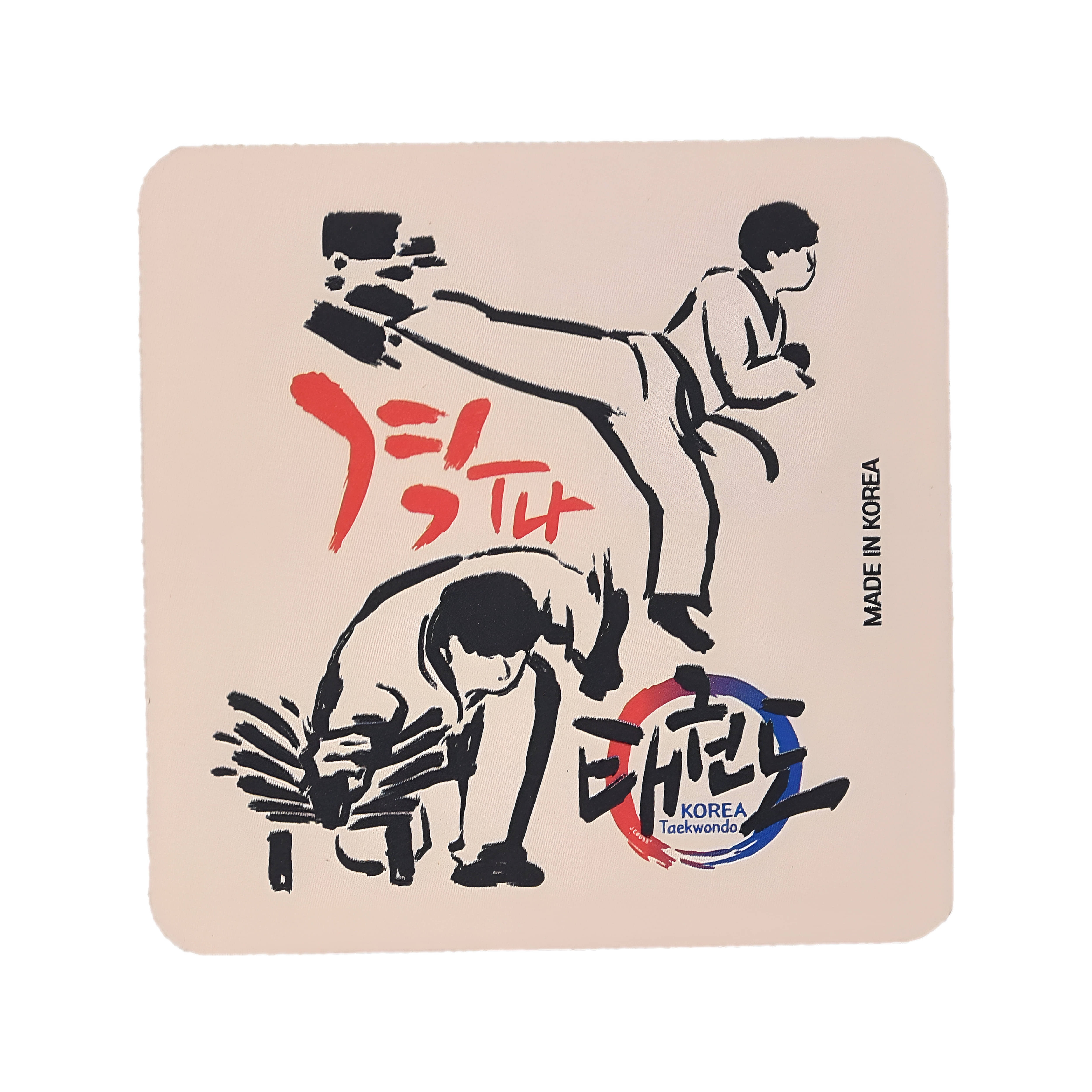 Korean Traditional wappen86, Korean Taekwondo Character Silicone Patch ...