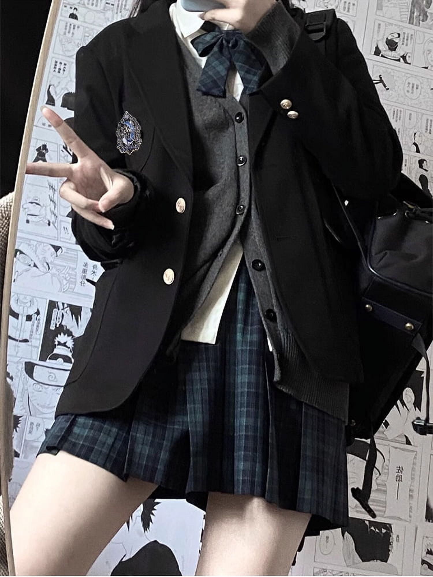 Korean style suit jacket student female college style jk uniform suit ...