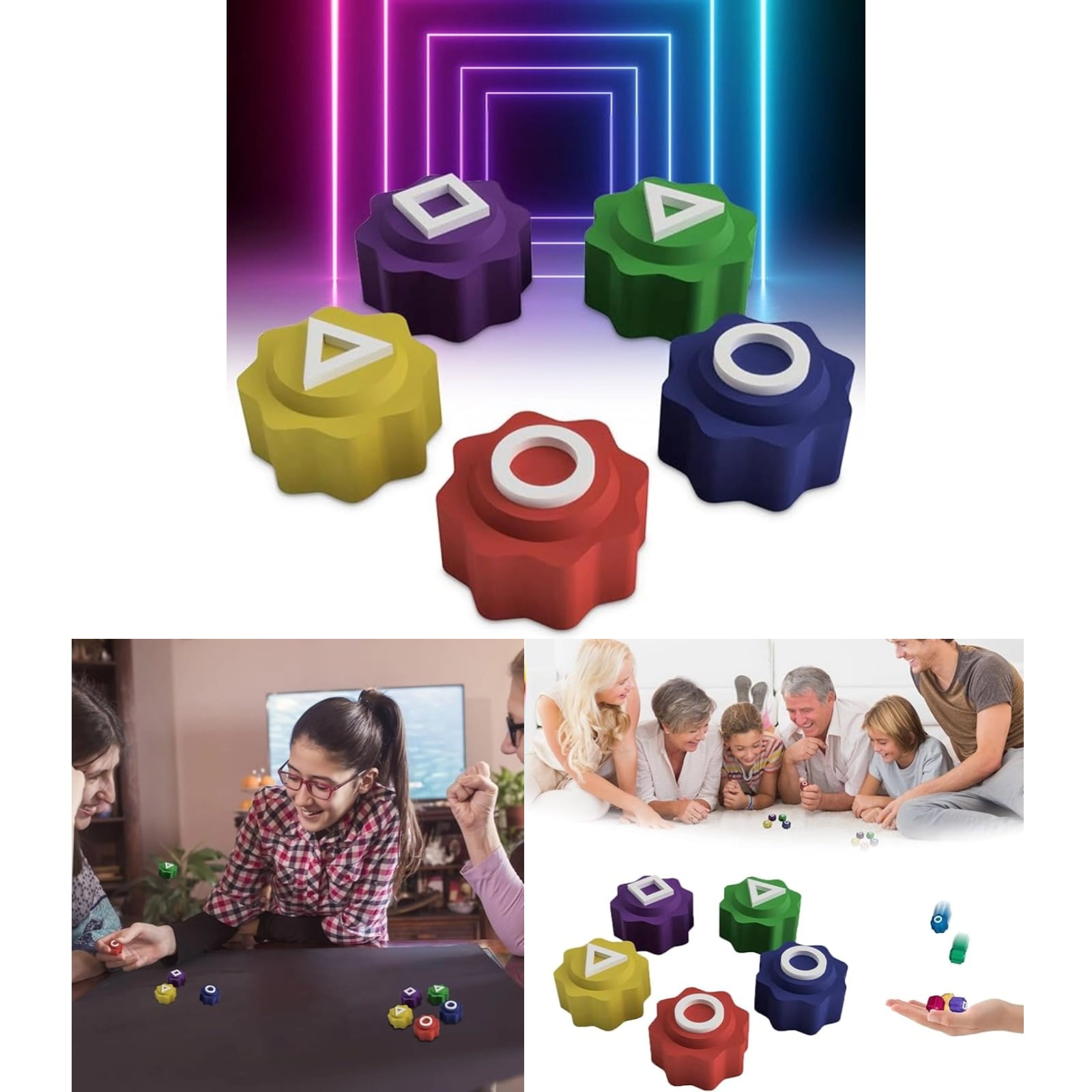 Korean traditional five piece game Gongji Jack Stone pebble set round table game player,hand eye ...