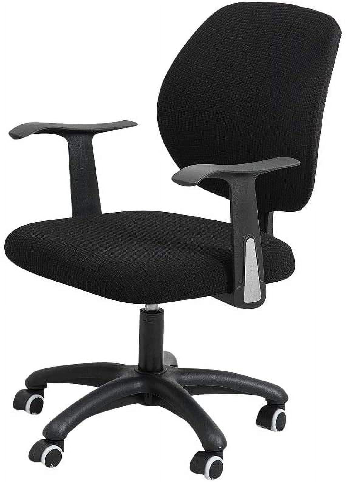 Koreshion Water Resistant Office Chair Cover, 2 Piece Stretch Jacquard ...