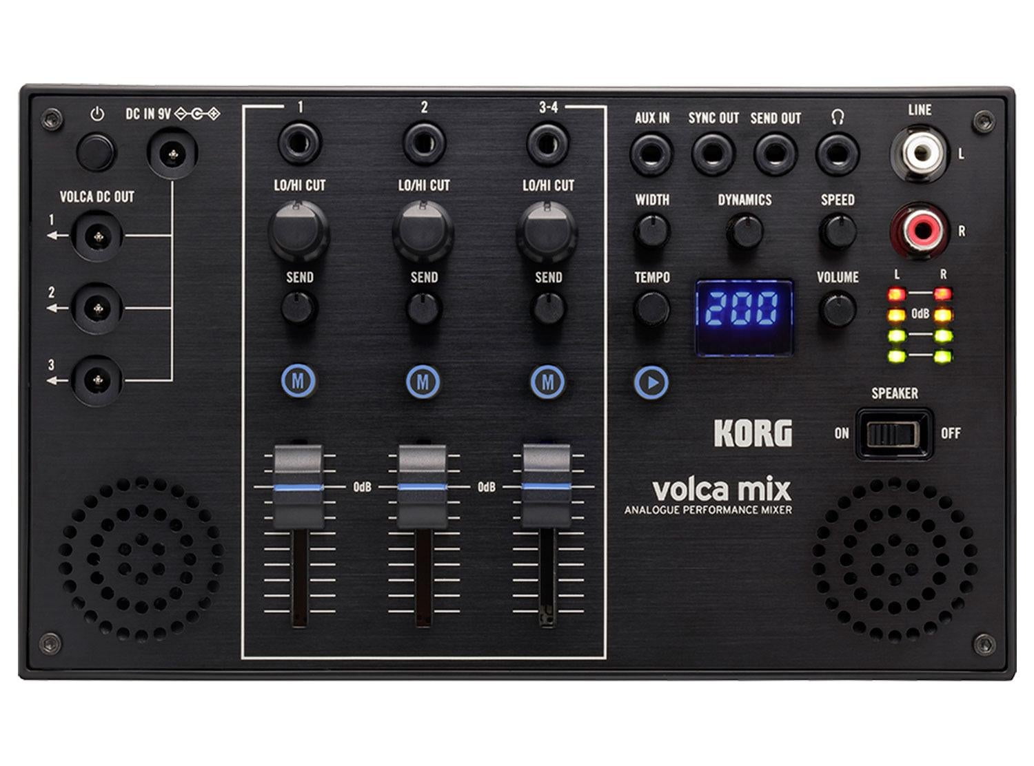 Korg volca mix Four-channel Analog Performance Mixer - Walmart.com