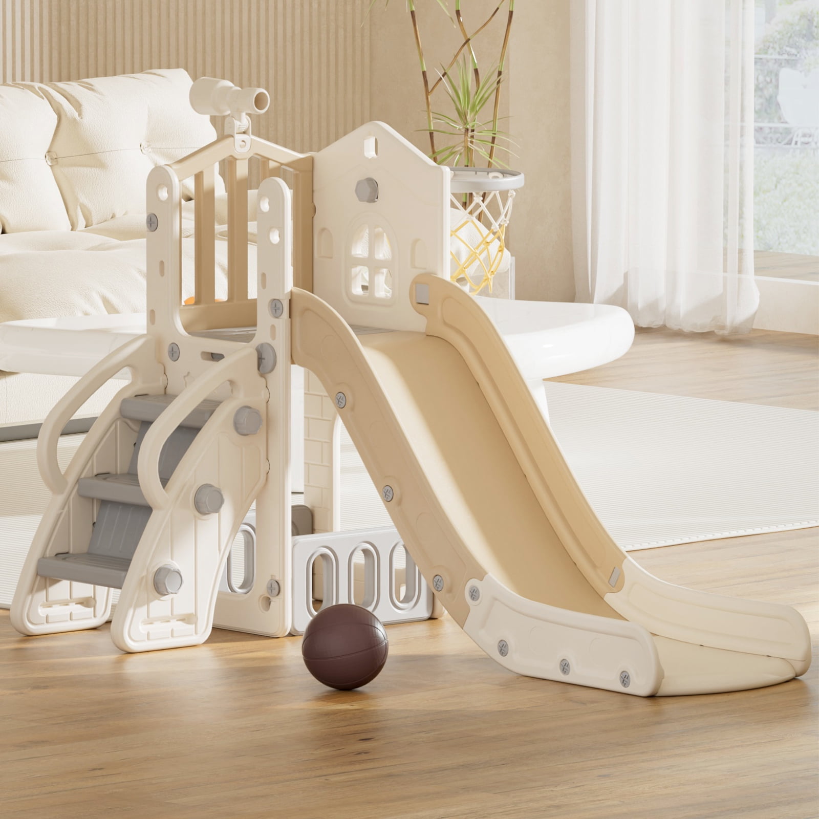 KORIMEFA Toddler Slide Set, Indoor Outdoor Climber, 1-4 Years ...