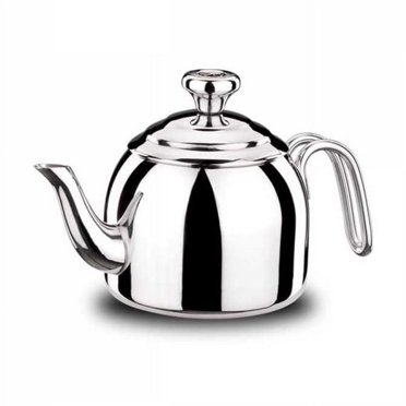 Korkmaz A047 Alia Turkish Teapot Set for Stovetop, 18/10 Stainless ...
