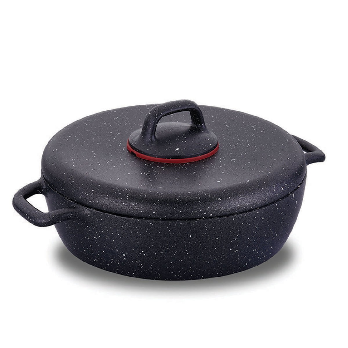 Korkmaz Gusto Die Cast Aluminum Low Casserole, Granite Coating Pot ...