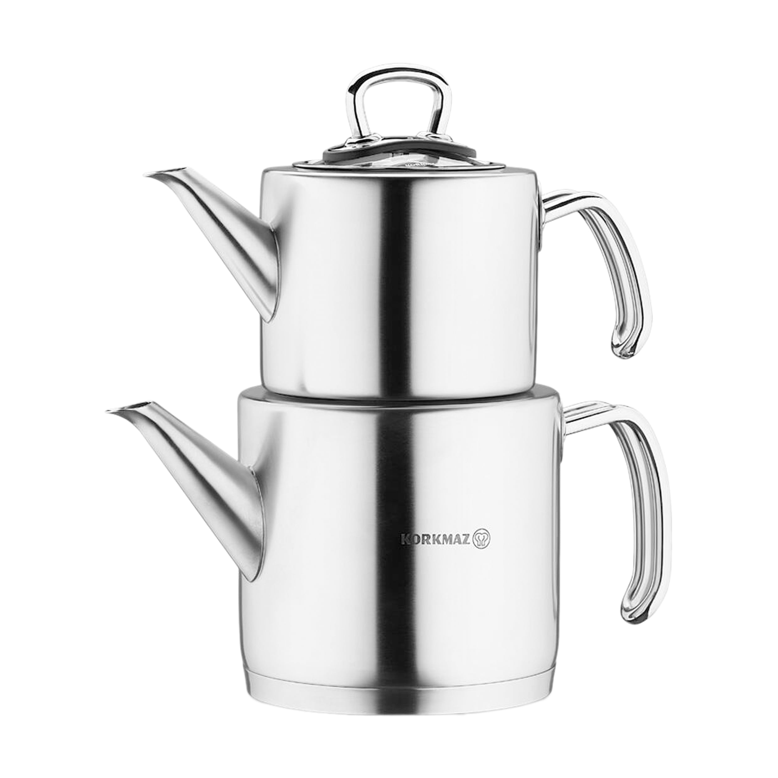 Korkmaz Proline Professional Series 5 Piece Stainless Steel Tea Pot Set ...