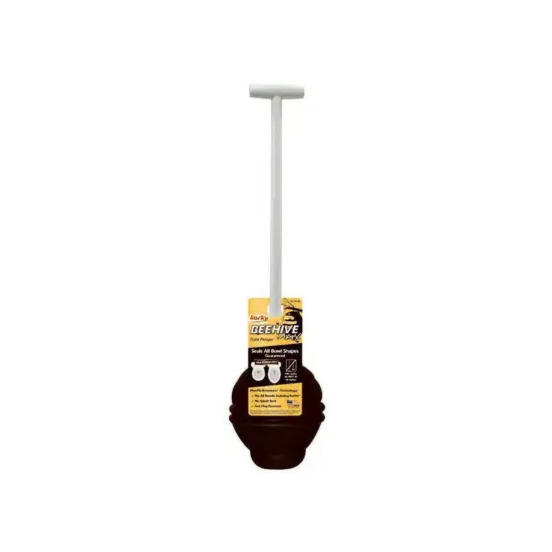 Korky 99-4A Beehive Max Toilet Plunger, 6 Inch Cup, T-Shaped Handle ...