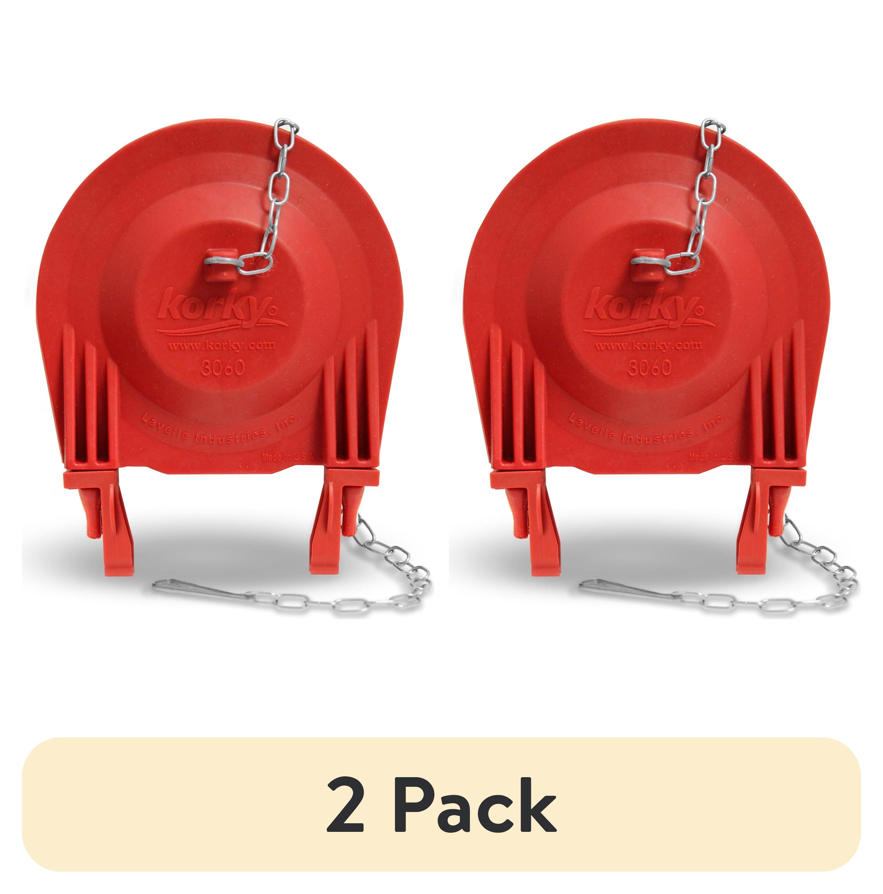 (2 pack) Korky Large (3") Universal Toilet Flapper - Walmart.com