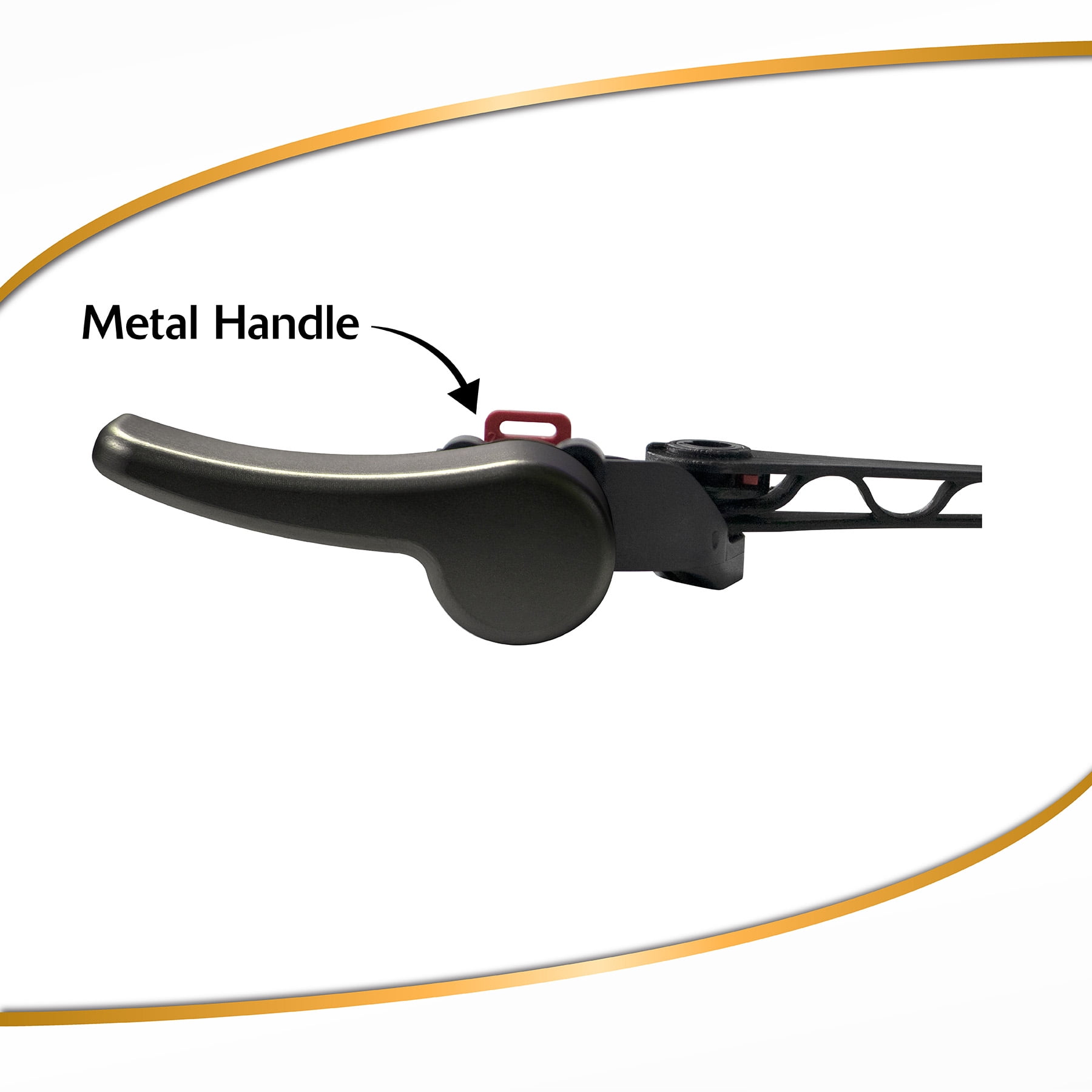 Korky Matte Black Metal Toilet Handle and Lever - Universal to Fit ...