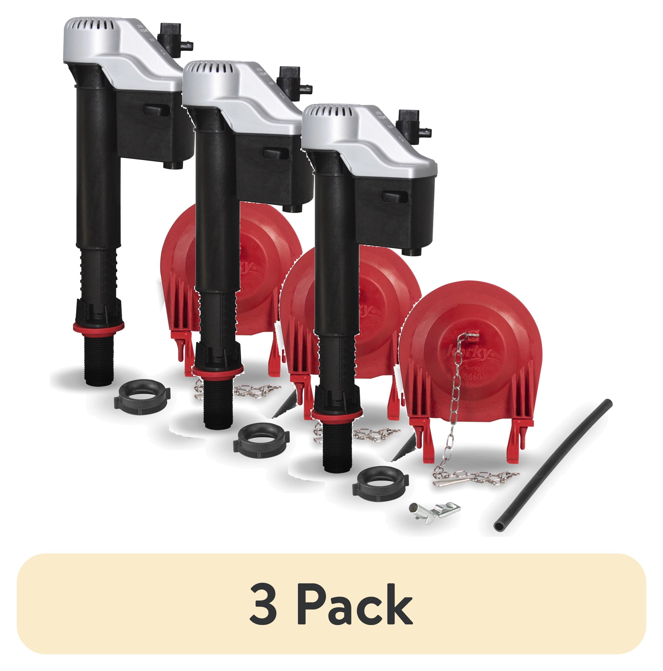 (3 pack) Korky QuietFILL® Platinum Toilet Fill Valve & Large 3" Toilet ...