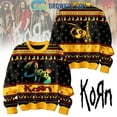 Korn 2024 The Puppet Merry Christmas Ugly Sweater - Walmart.com