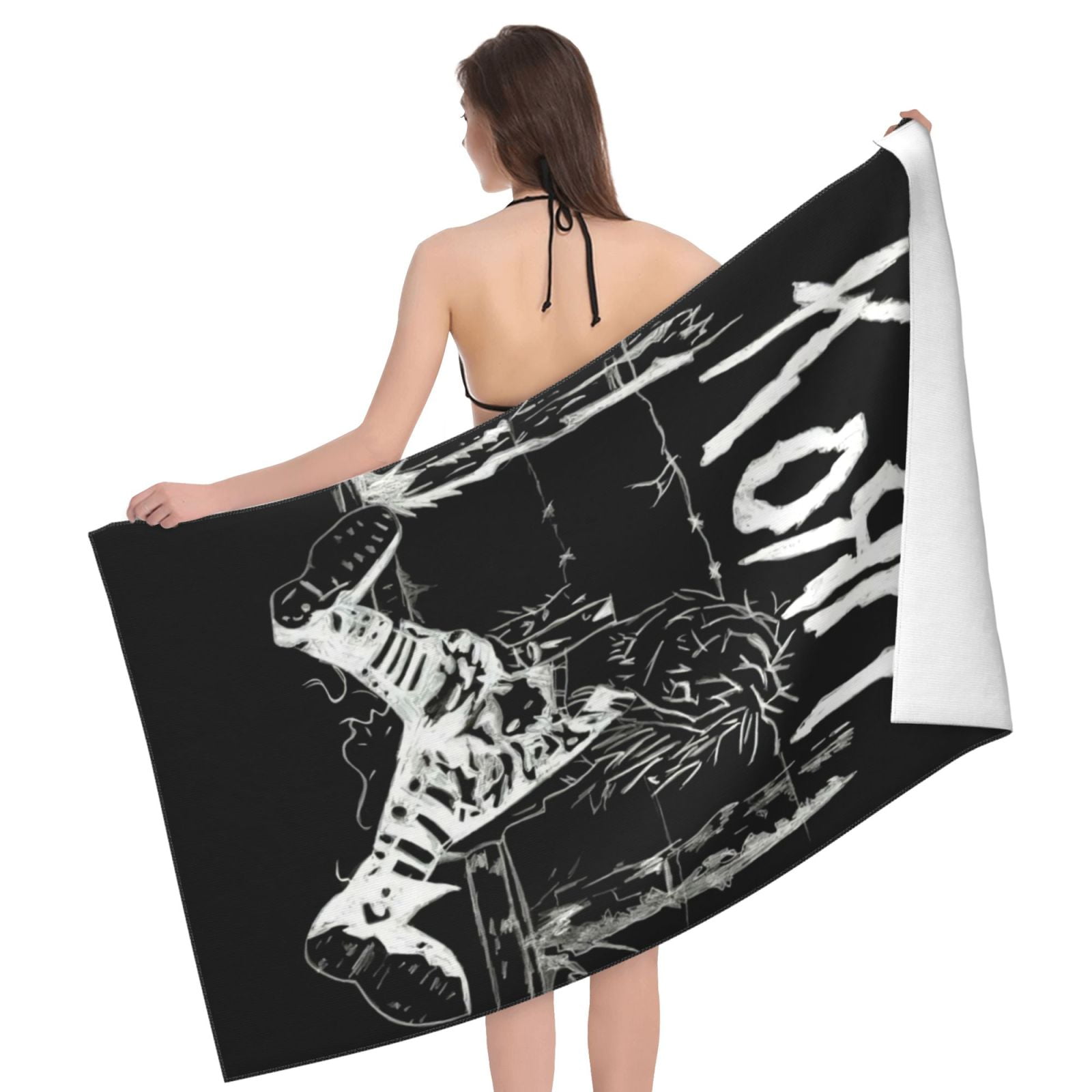 Korn Anime Towel Absorption Quick Dry Absorption Luxury Beach Towel ...