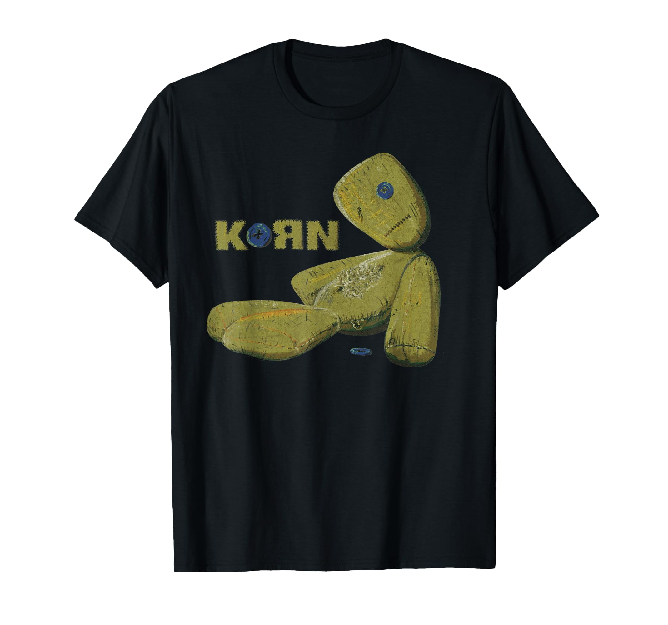 Korn Color with Name Below Adult Unisex Crew T-Shirt - Walmart.com