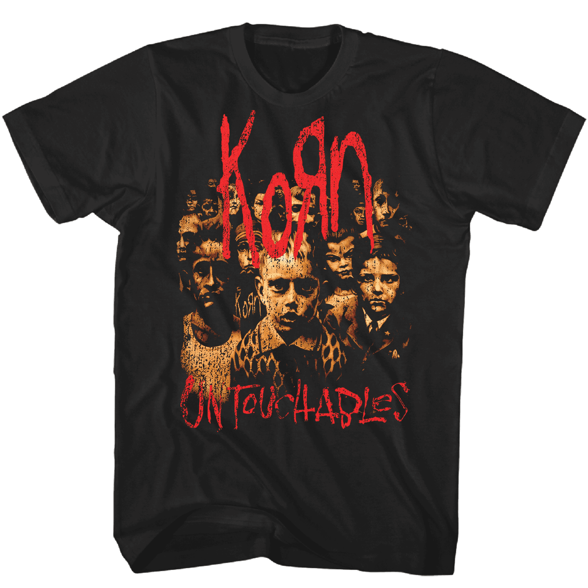Korn Men's Untouchables Album Cover T-Shirt Black Large | Officially ...