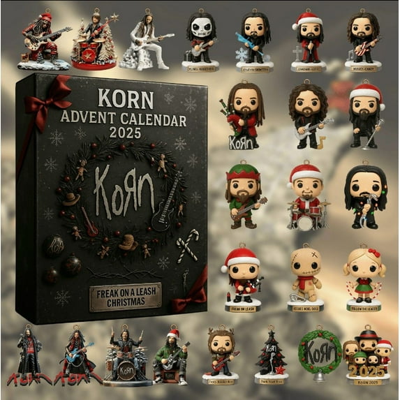 Korn Music Blind Box Advent Calendar Figures Party Favors 2025 2026 ...