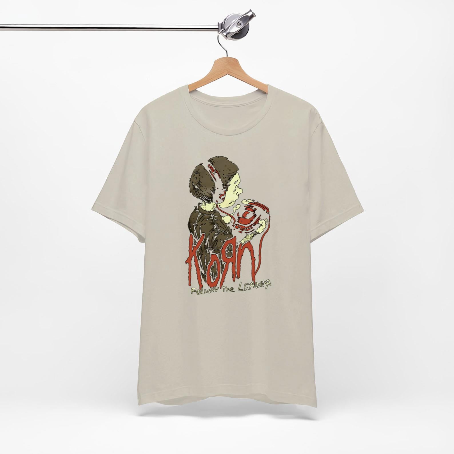 Korn Nu Metal Rock Band T-shirt, Freak On A Leash, Follower The Leader ...
