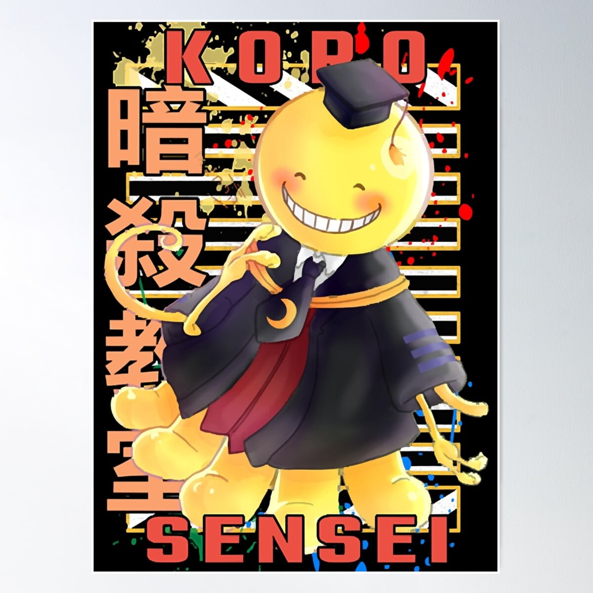 Koro Sensei Assassination Classroom Ansatsu Kyōshitsu Poster Wall Art ...